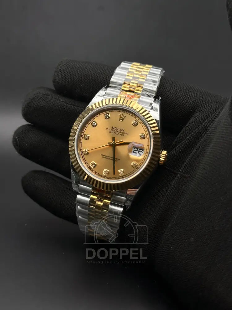 RLX - Datejust Two Tone Gold - Premium Quality – Doppel Watches