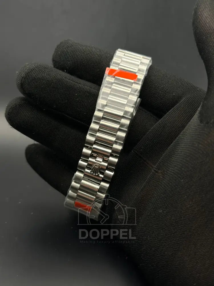 RLX - Day Date Silver Olive Green - Premium Quality – Doppel Watches